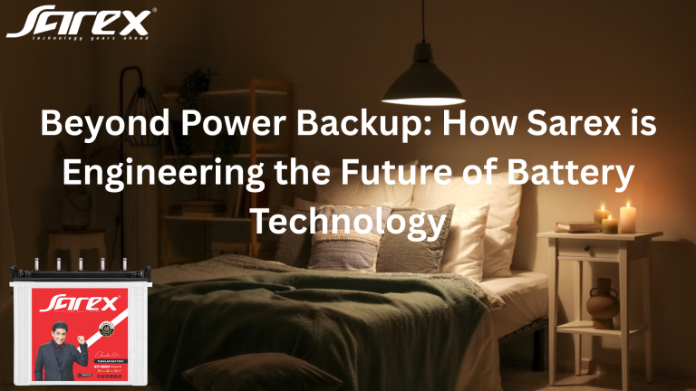 Beyond Power Backup: How Sarex is Engineering the Future of Battery ...